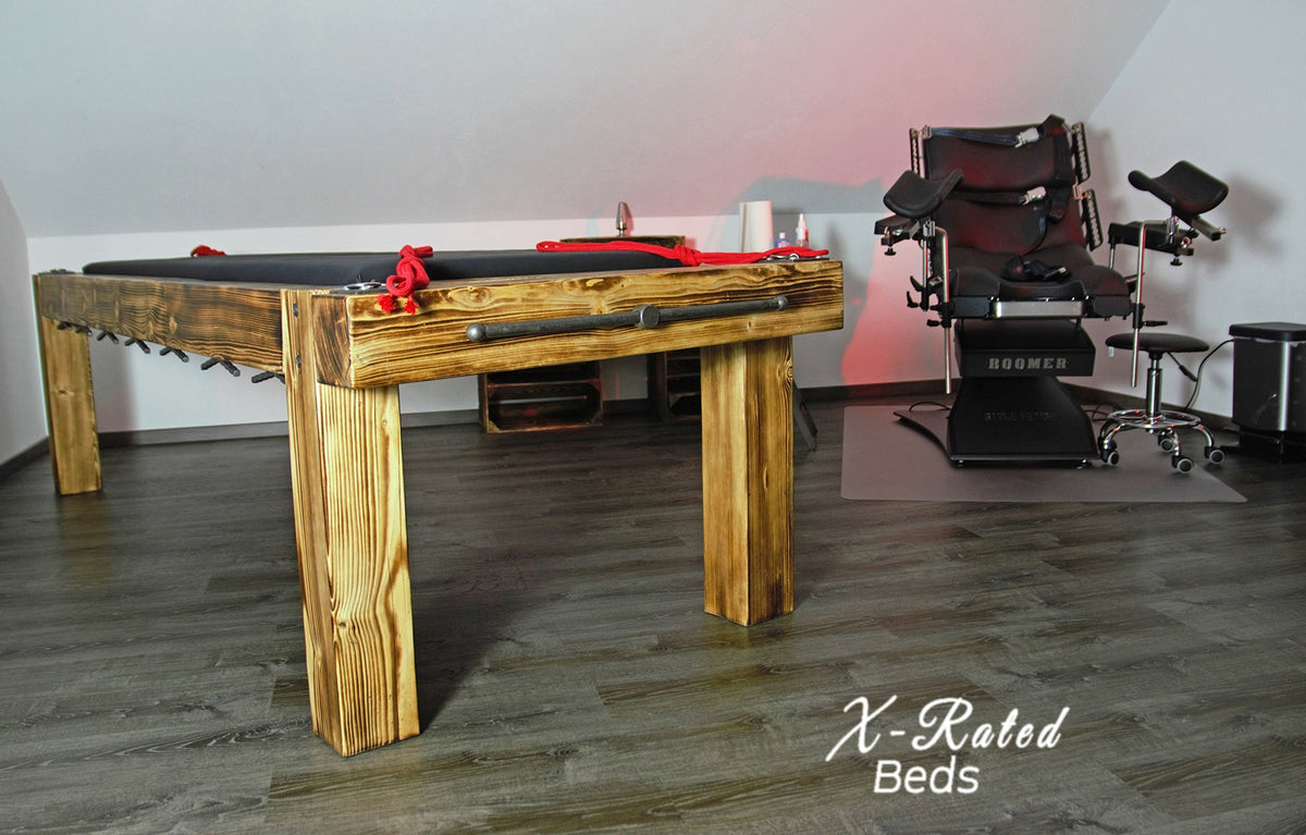 Made To Order Solid Wood Bondage Table – XRated Beds